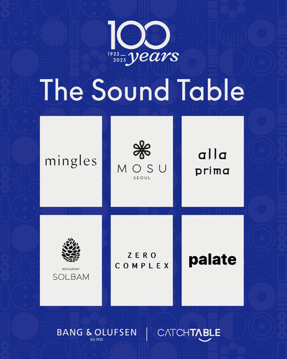 뱅앤올룹슨, 캐치테이블과 프리미엄 다이닝 컬래버레이션 ‘THE SOUND TABLE’ 진행